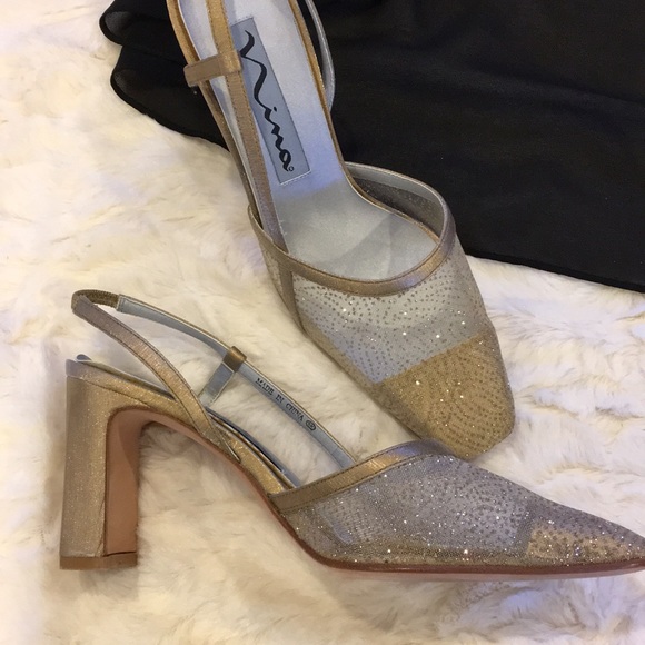 Nina | Shoes | Nina Gold Slingbacks | Poshmark